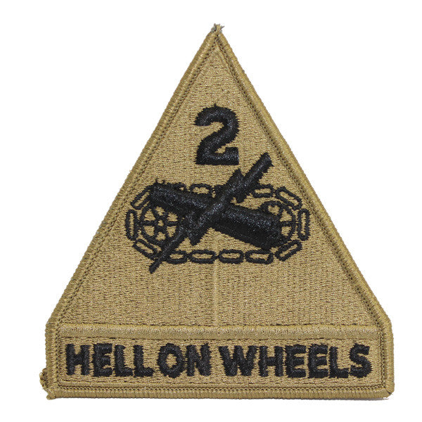 Army 2nd Armored Division OCP Embroidered Patch