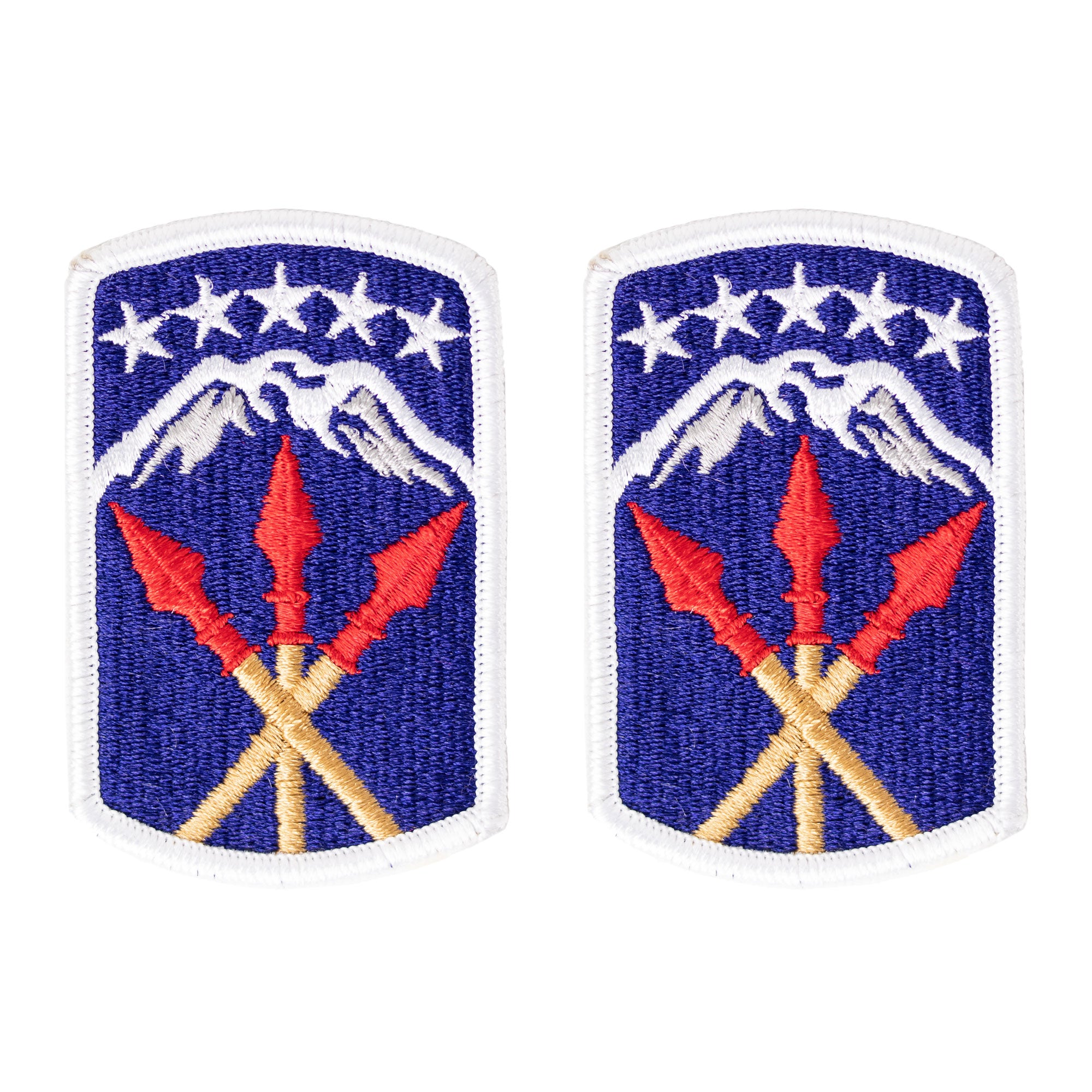 Army Patch: 593rd Sustainment Brigade - Full Color embroidery