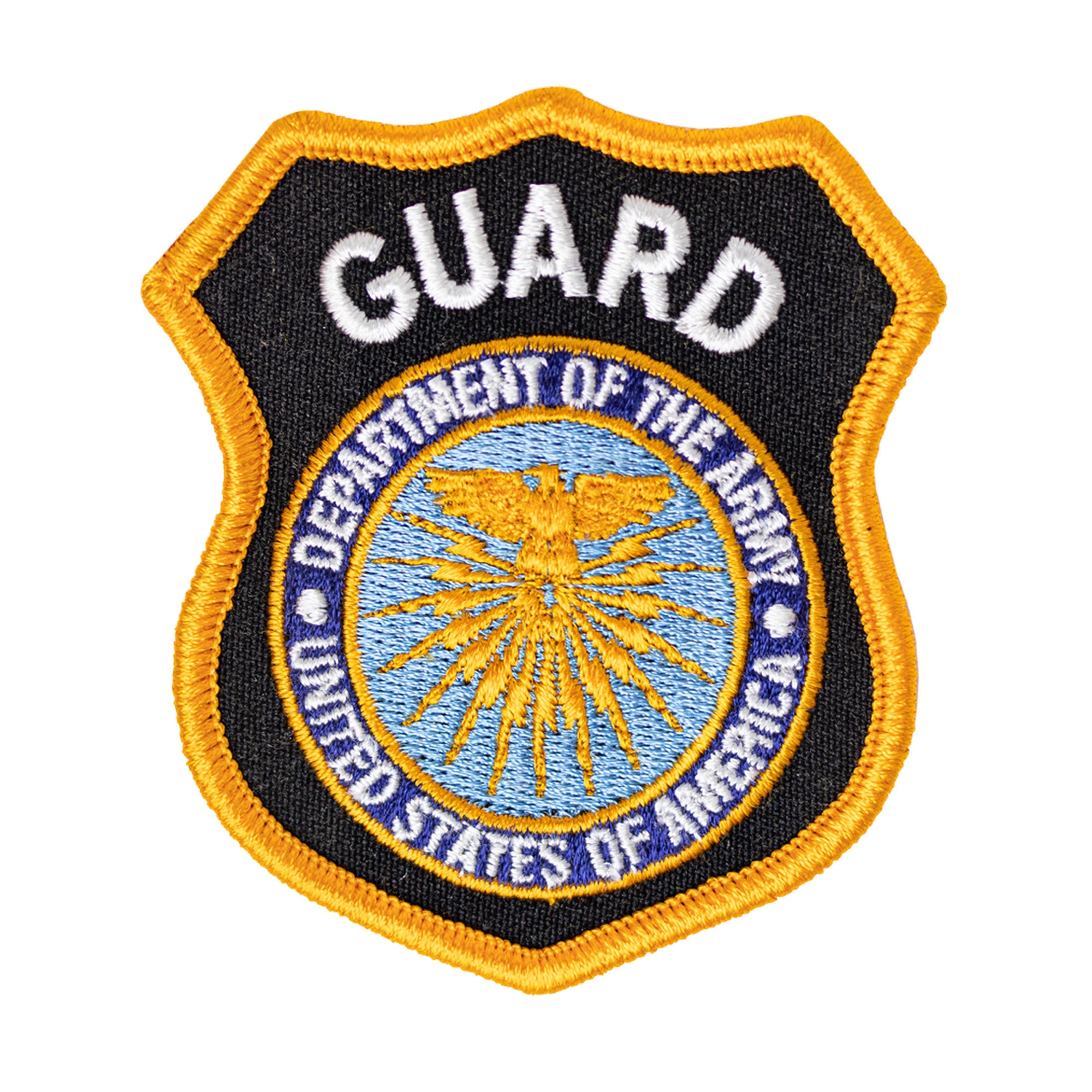 Army Cap Patch: Department of the Army Guard - Full Color embroidery