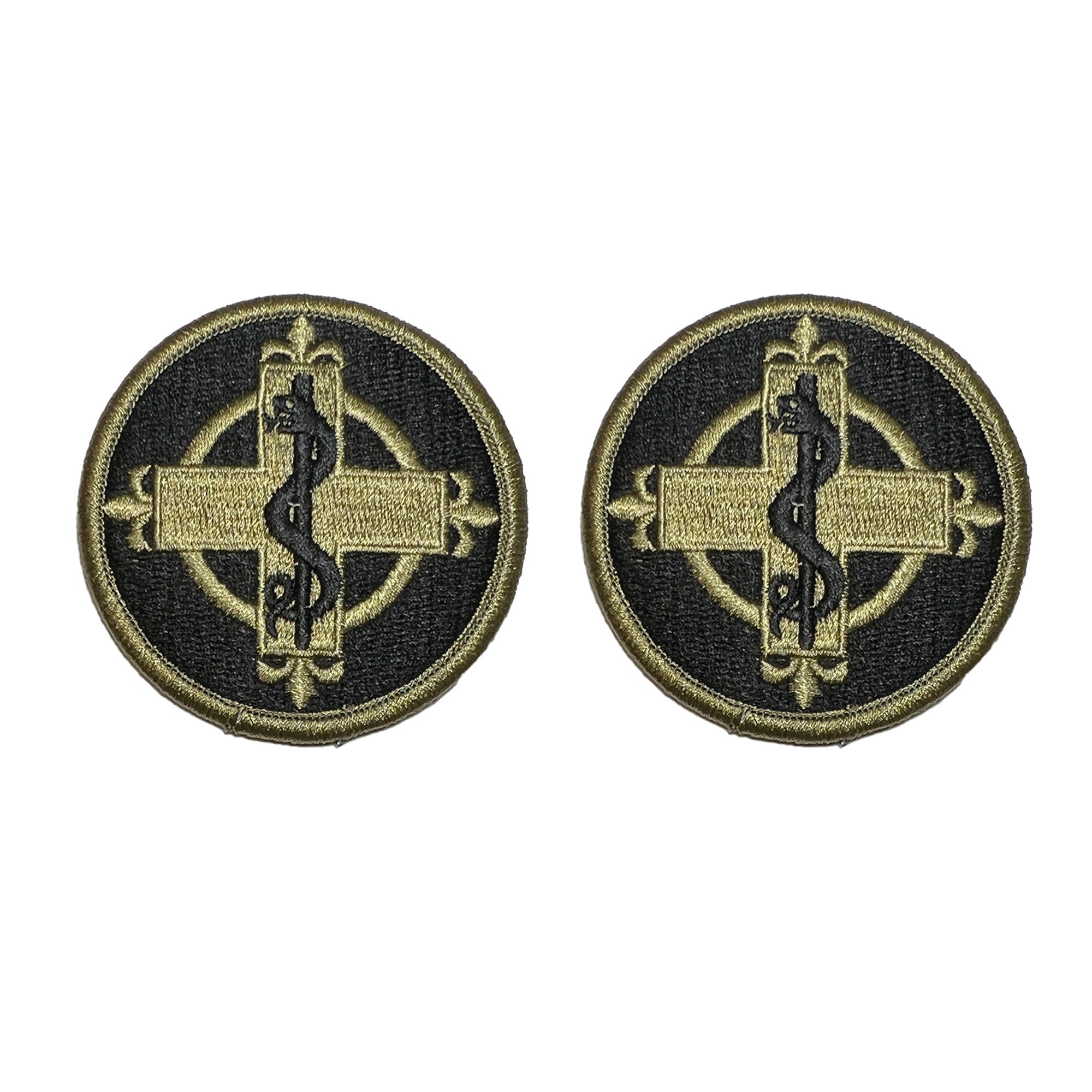 Army Patch: 338th Medical Brigade - embroidered on OCP