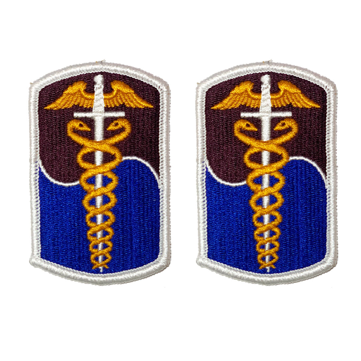 Army 65th Medical Brigade Full Color Embroidered Patch