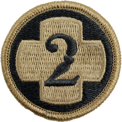 Army 2nd Medical Brigade OCP Embroidered Patch