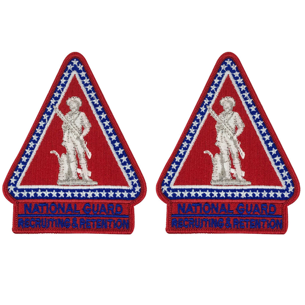 Army National Guard Recruiting and Retention Color Embroidered Patch ...