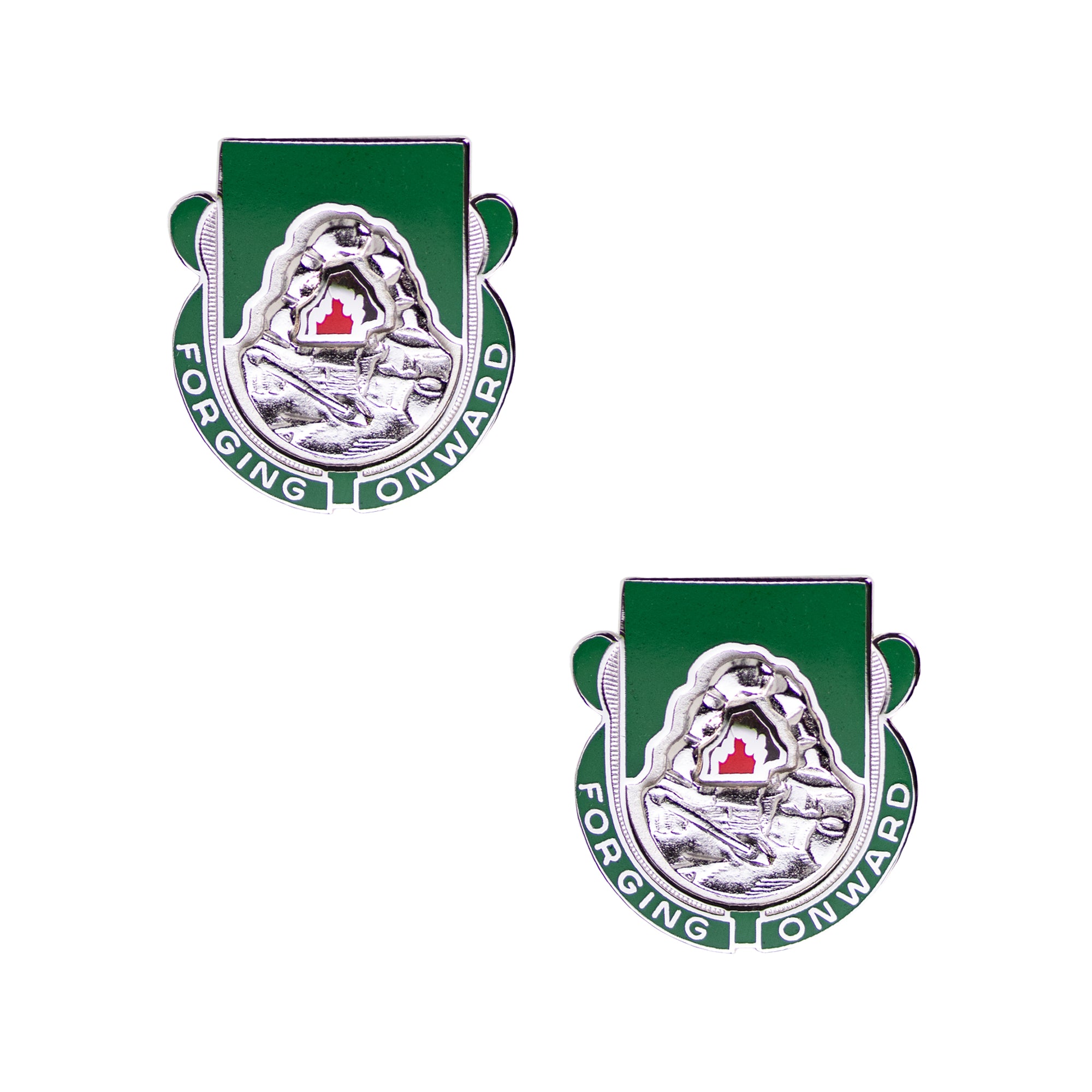 Army Crest: 123rd Support Battalion - Forging Onward