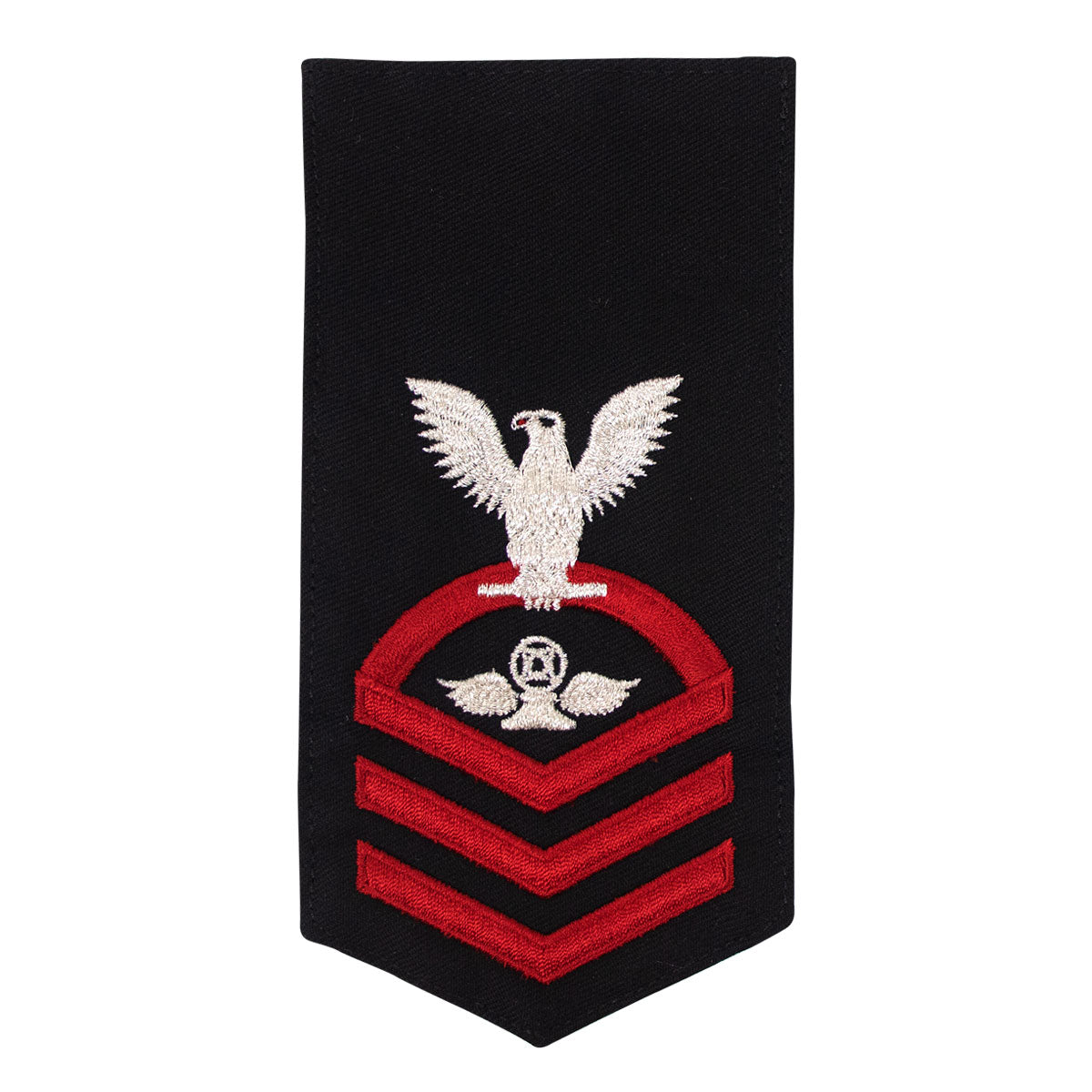 USN E-7 Seaworthy Gold on Blue AC Air Traffic Controller Mate Rating Badge
