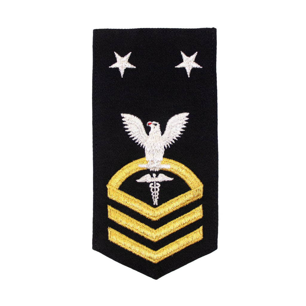 USN E-9 Seaworthy Gold on Blue HM Hospitalman Rating Badge – Vanguard ...