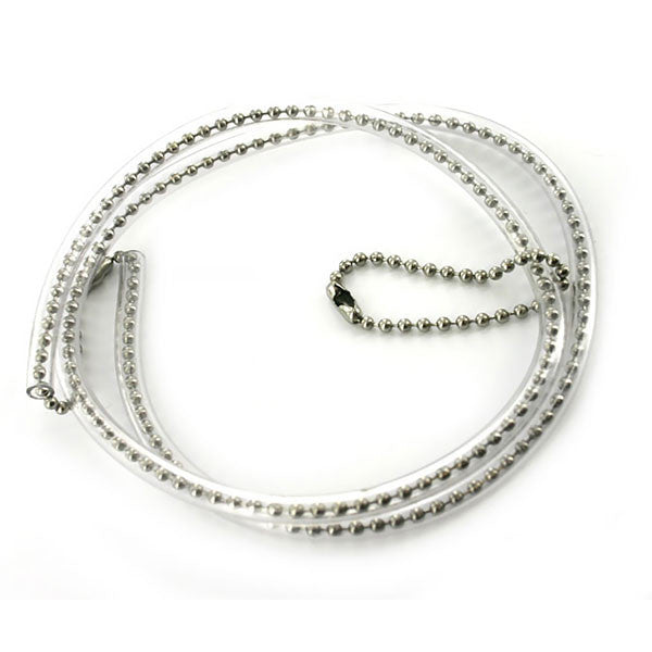 Identification Tag Chain with Plastic Cover