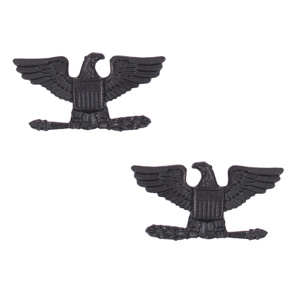 USMC Black Metal Colonel Collar Device – Vanguard Industries