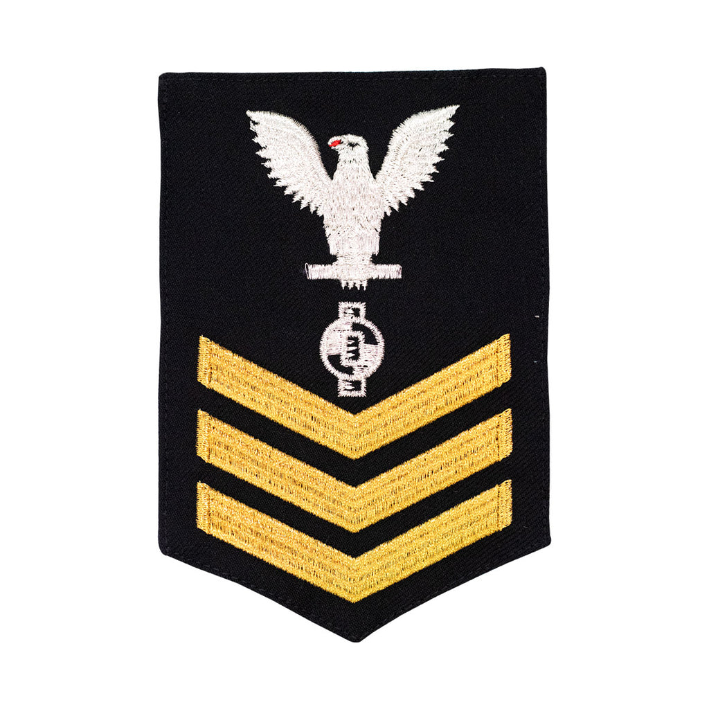 USN E-6 Blue Engineering Aide Rating Badge – Vanguard Industries