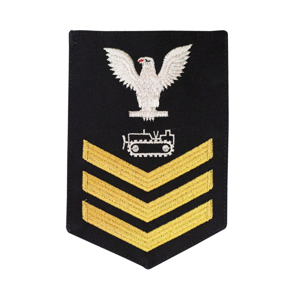 USN E-6 Blue Equipment Operator Rating Badge – Vanguard Industries