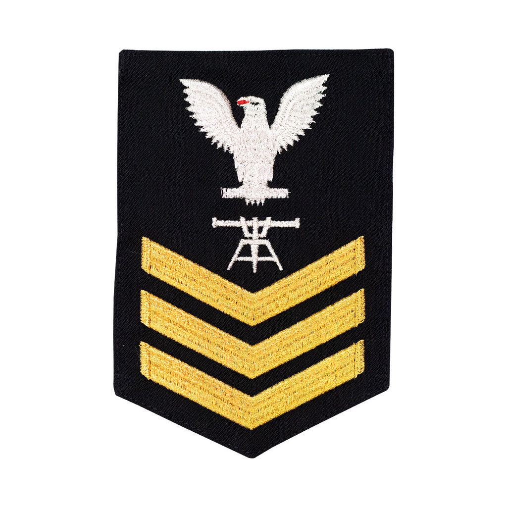 USN E-6 Blue Fire Control Technician Rating Badge – Vanguard Industries