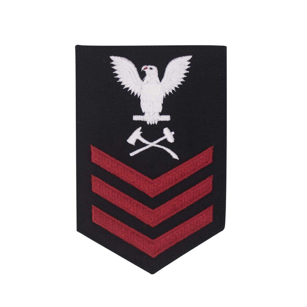 USN E-6 Blue Damage Controlman Rating Badge – Vanguard Industries