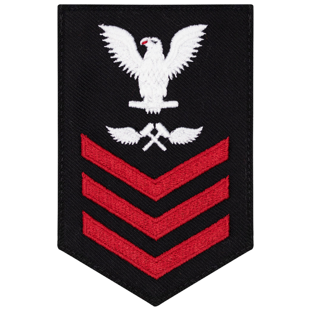 Navy E6 FEMALE Rating Badge: Aviation Structural Mechanic - New Serge ...