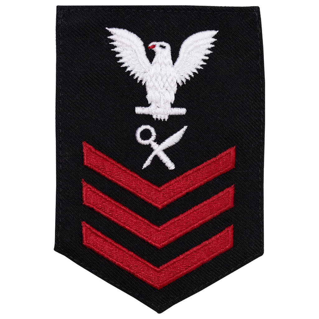 Navy E6 FEMALE Rating Badge: Intelligence Specialist - New Serge for J ...
