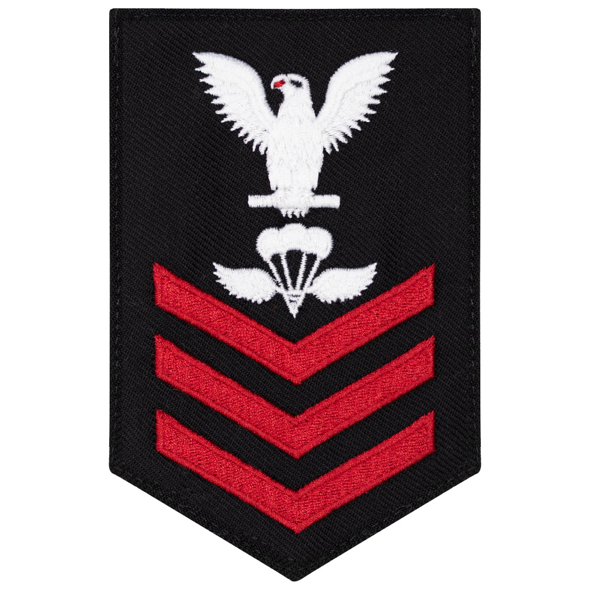 Navy E6 FEMALE Rating Badge: Aircrew Survival Equipmentman - New Serge