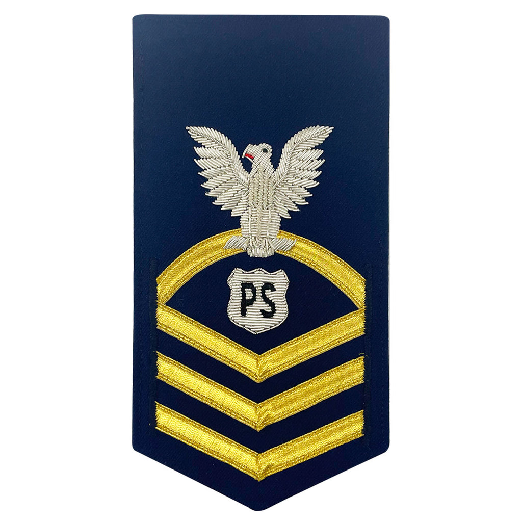 Coast Guard E7 Male Rating Badge: Port Securityman - blue – Vanguard ...