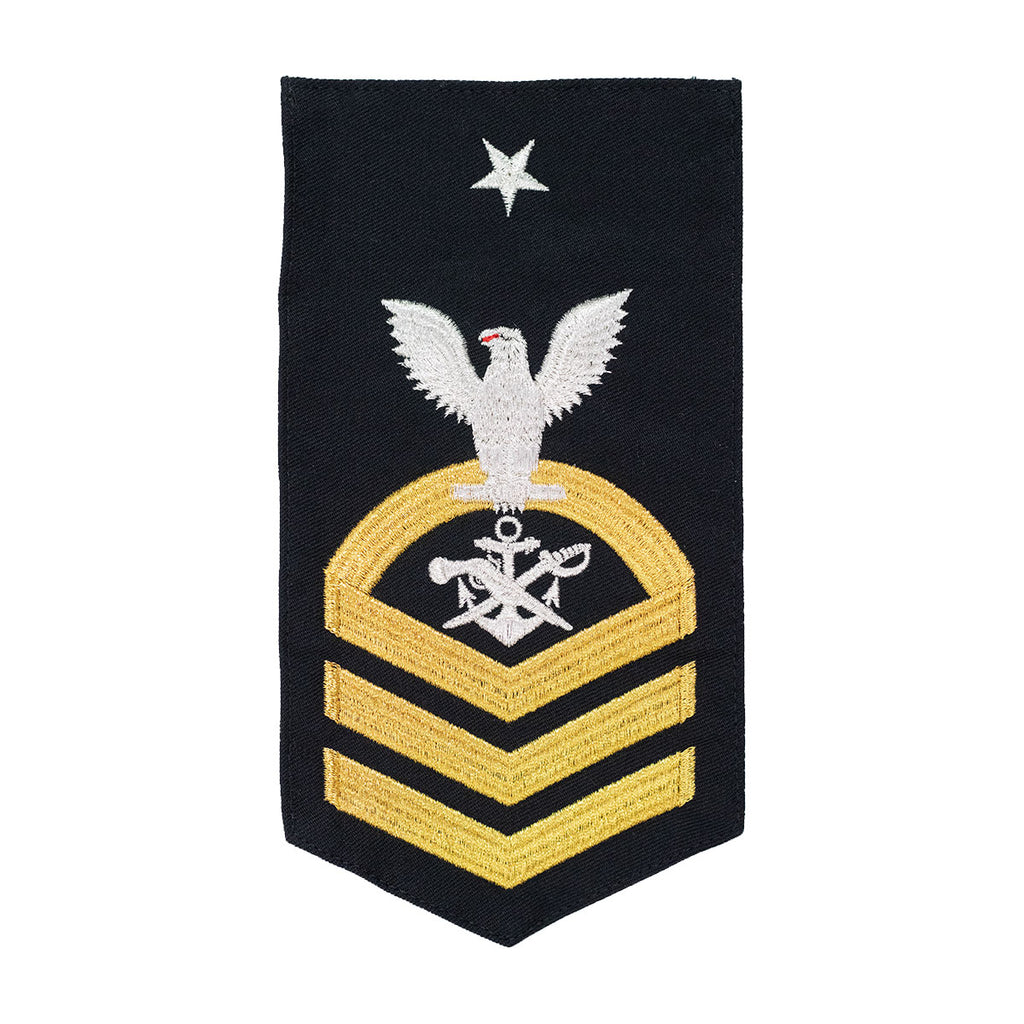 USN E-8 Seaworthy Gold on Blue SB Special Warfare Boat Operator Rating ...