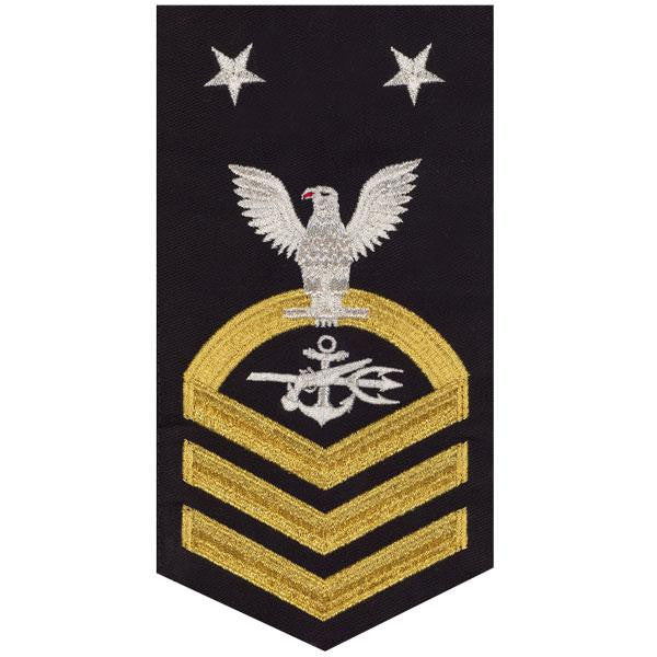 Navy E9 MALE Rating Badge: Special Warfare Operator - seaworthy gold o ...