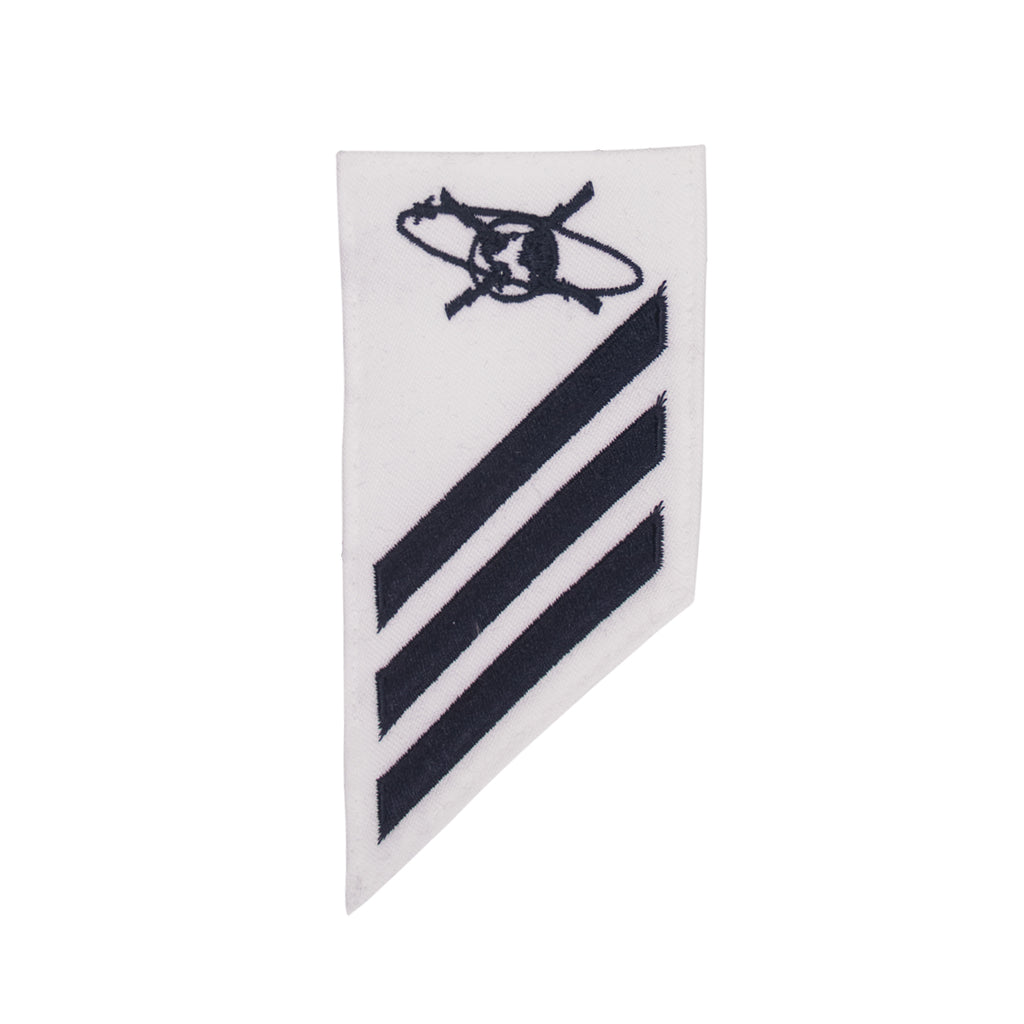 Navy E-3 Combo Rate: MC Mass Communication Specialist on white CNT ...