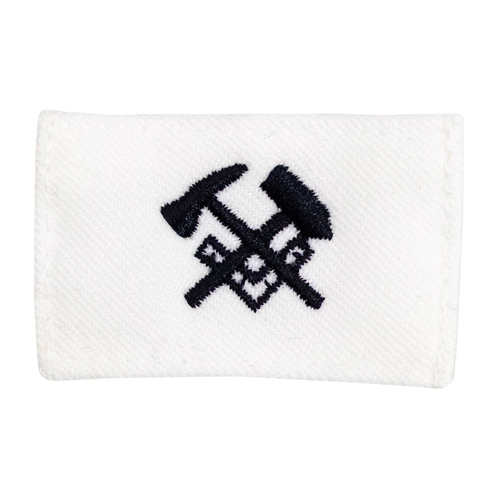 Navy Rating Badge: Striker Mark for HT Hull Maintenance- white CNT for ...