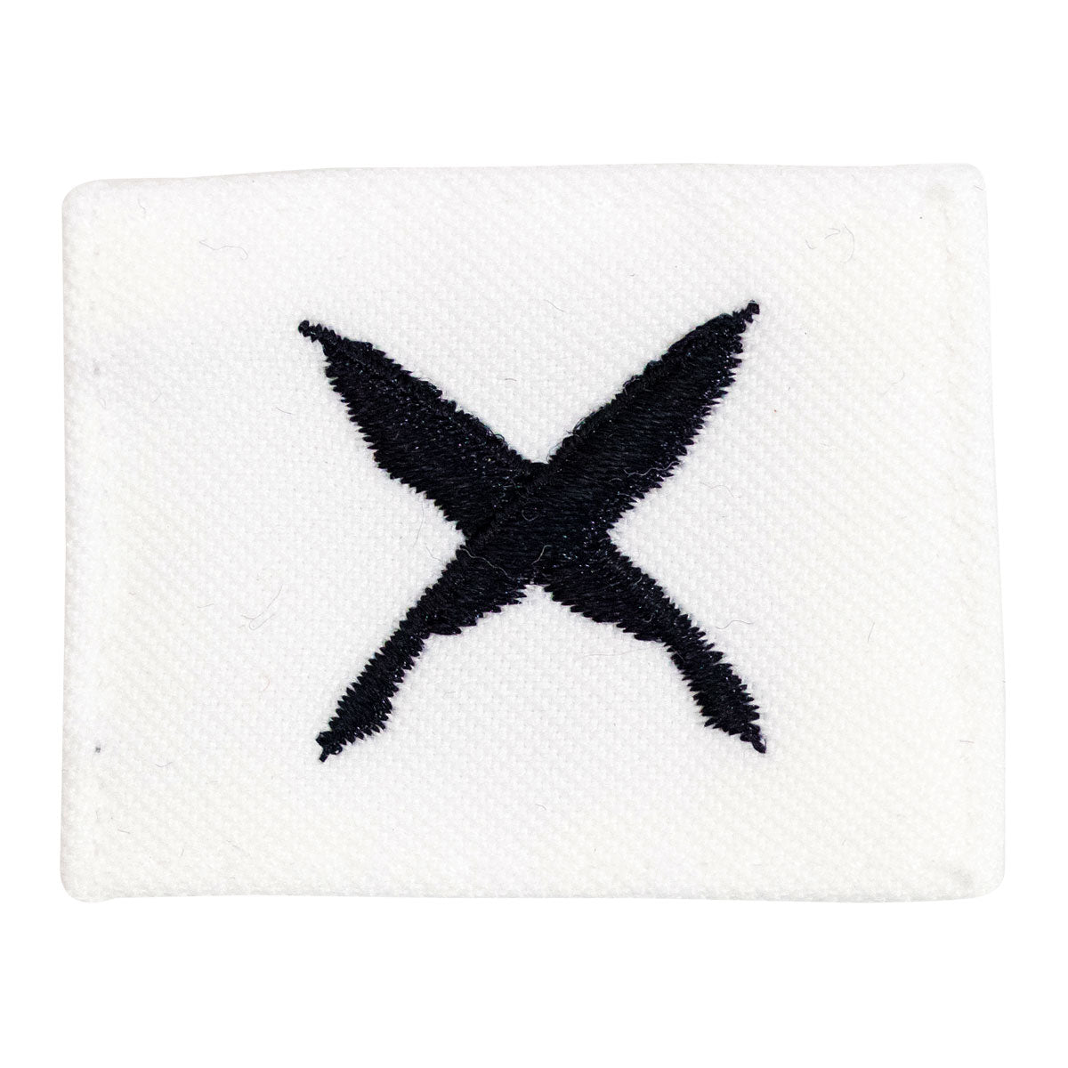 Navy Rating Badge: Striker Mark for YN Yeoman- white CNT for dress uni