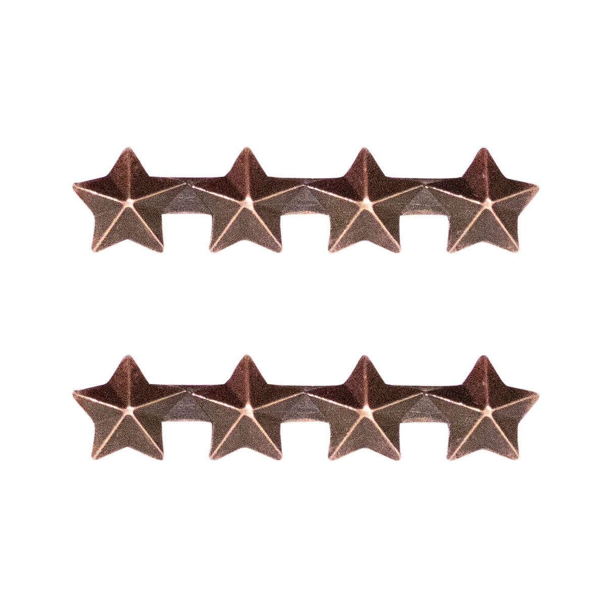 Four Bronze Stars Mounted on a Bar Ribbon Attachment