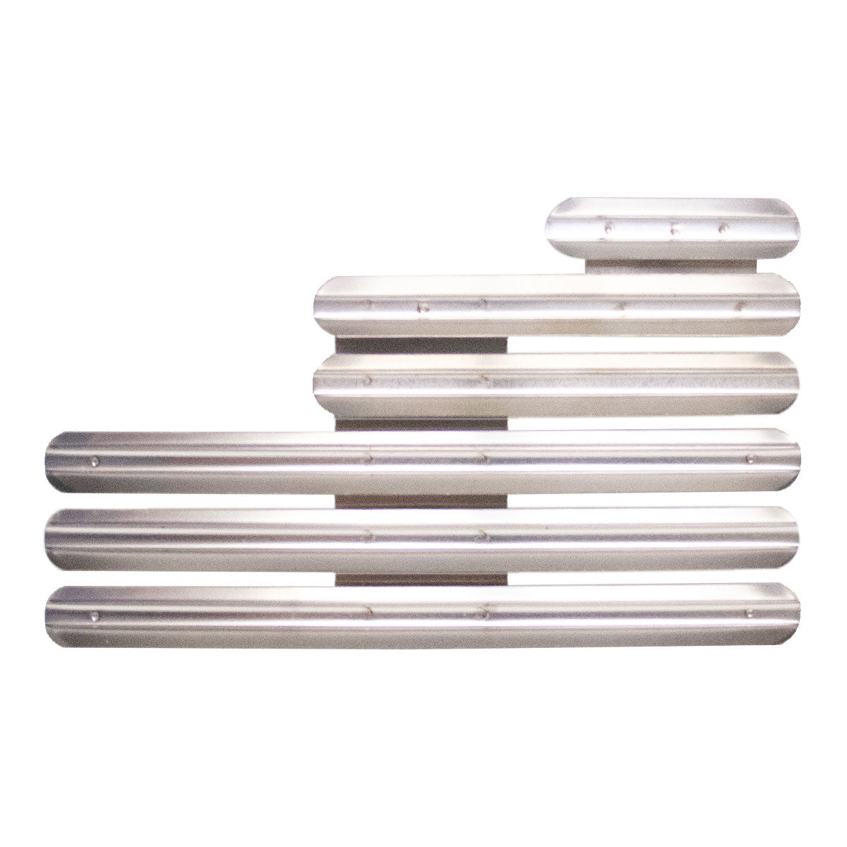 Metal 14 Ribbons Staggered Right Ribbon Mounting Bar