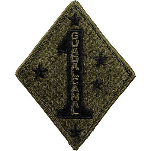 USMC First Division Subdued Shoulder Patch – Vanguard Industries