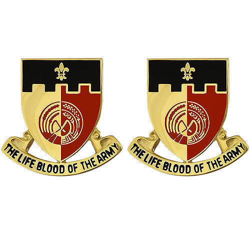 Army The Life Blood of the Army 64th Support Battalion Crest