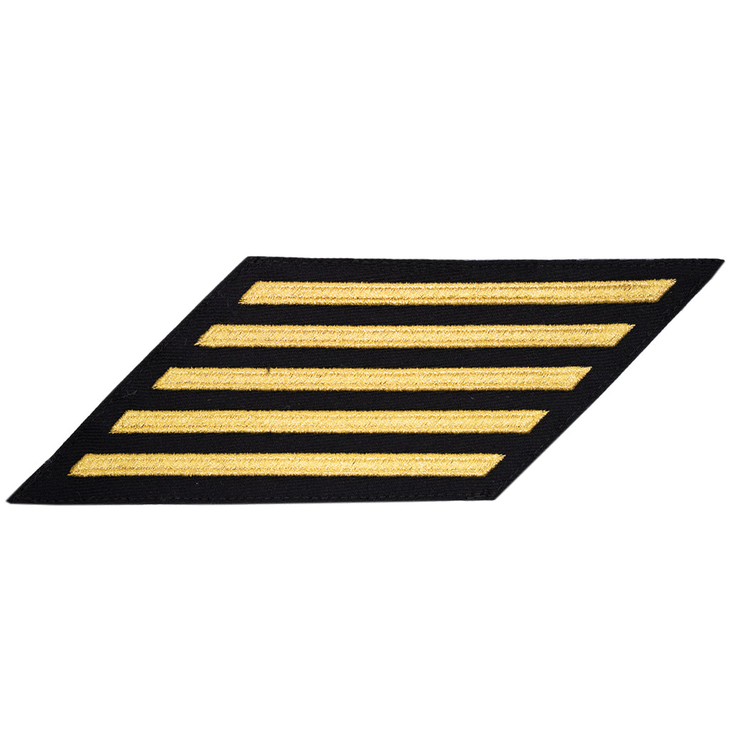 USN Set of 5 Female Seaworthy Gold on Serge Hash Marks – Vanguard ...