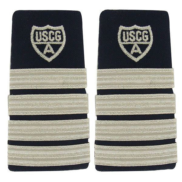 Coast Guard Auxiliary Enhanced Shoulder Board: District Capt and Distr ...