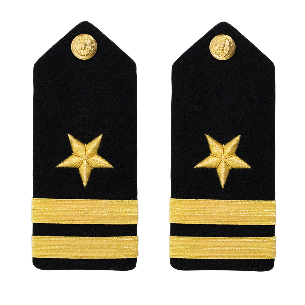 USN Line Senior Lieutenant Male Shoulder Board – Vanguard Industries