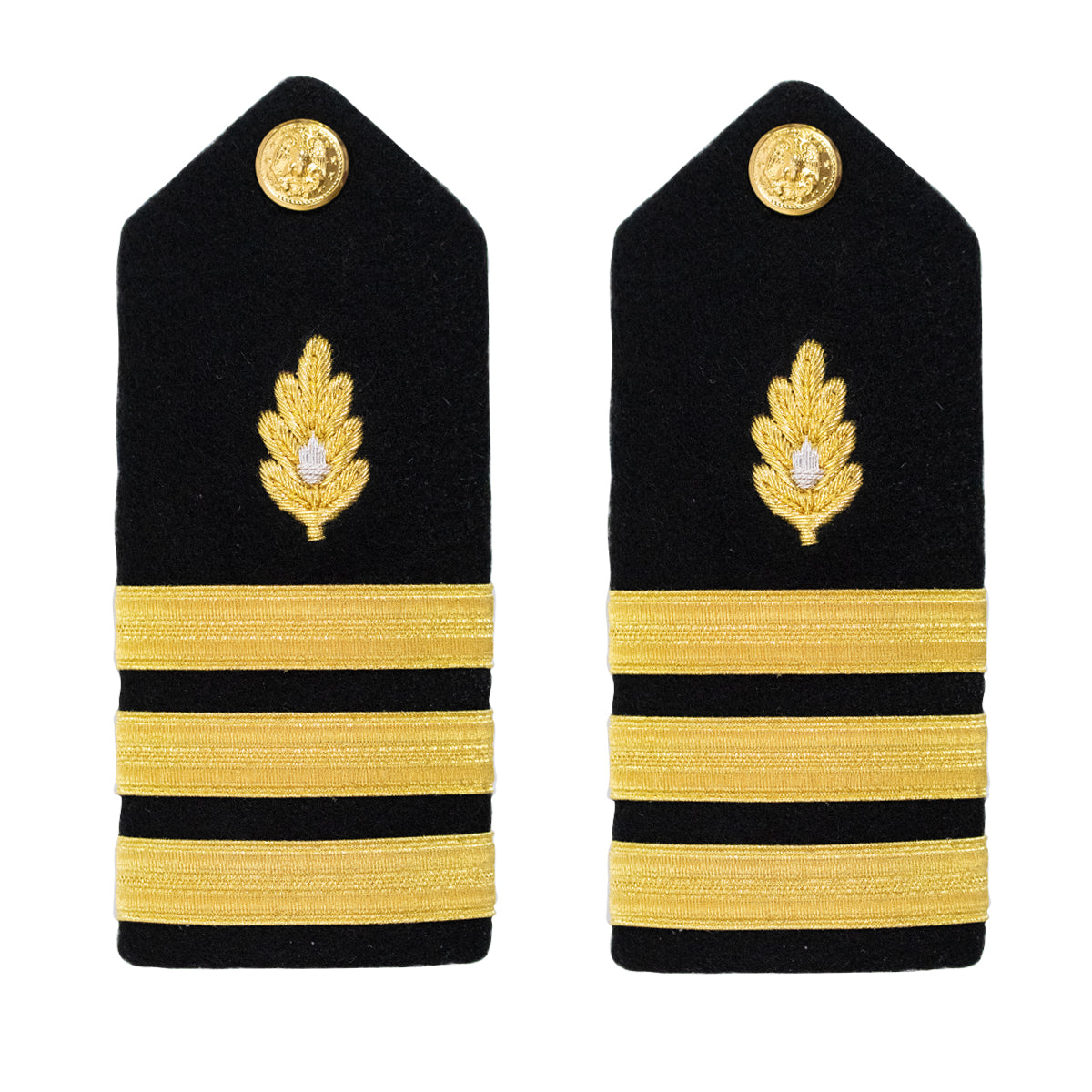 USN Commander Medical Corps Male Shoulder Board