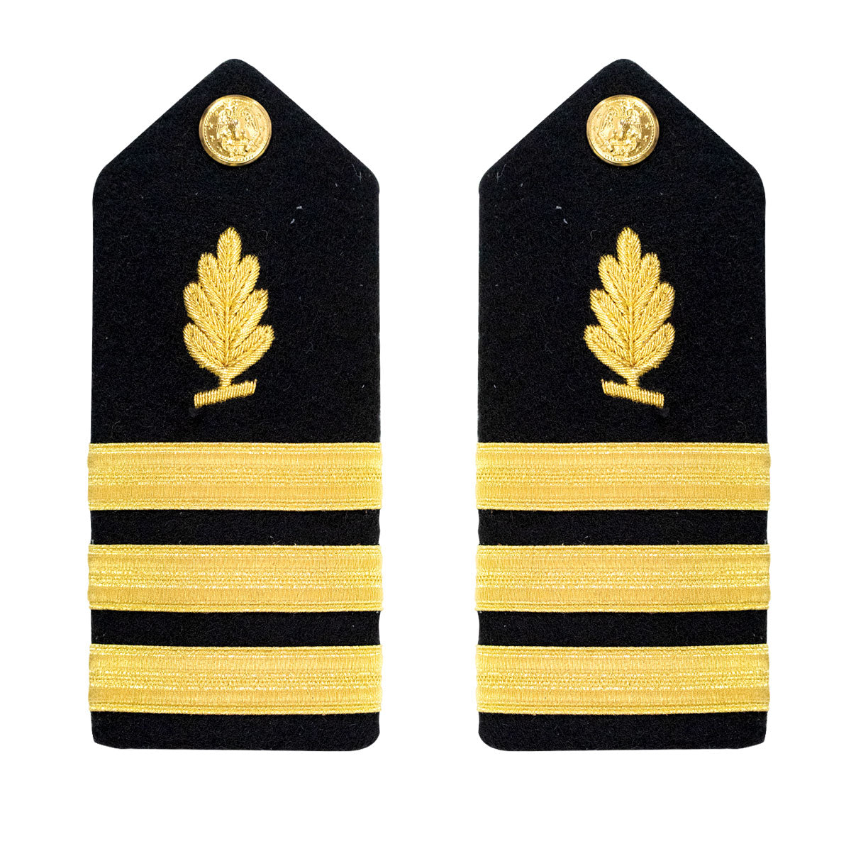 USN Commander Medical Service Male Shoulder Board
