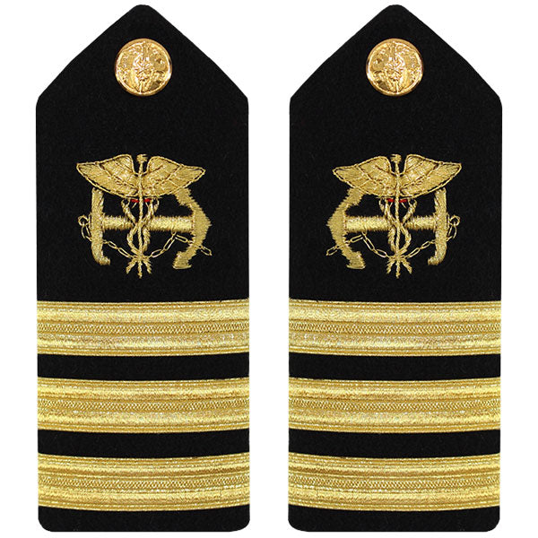 Public Health Service PHS FEMALE Hard Shoulder Board: Commander