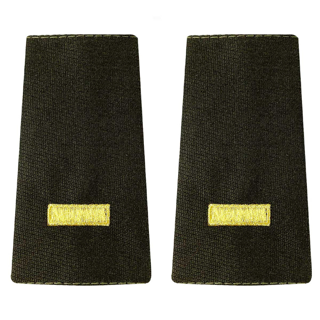 Army AGSU Leather Service Jacket (Bomber) Epaulet: 2nd Lieutenant ...