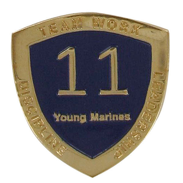 Young Marines 11 Years of Service Pin – Vanguard Industries
