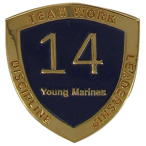 Young Marines 14 Years of Service Pin