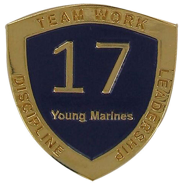 Young Marines 17 Years of Service Pin