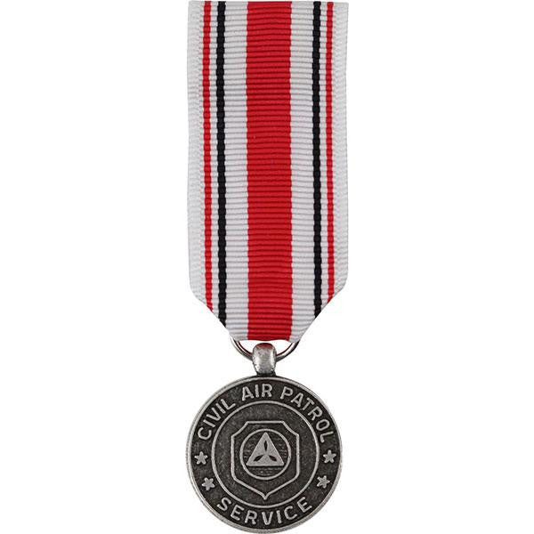 Civil Air Patrol Service Red Miniature Medal