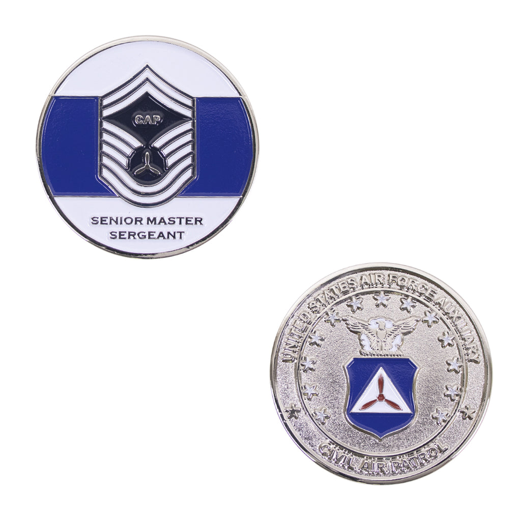 Civil Air Patrol: Senior Master SGT NCO Coin – Vanguard Industries