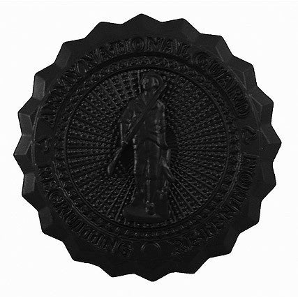 Army Black Metal Army National Guard Recruiting and Retention ID Badge ...
