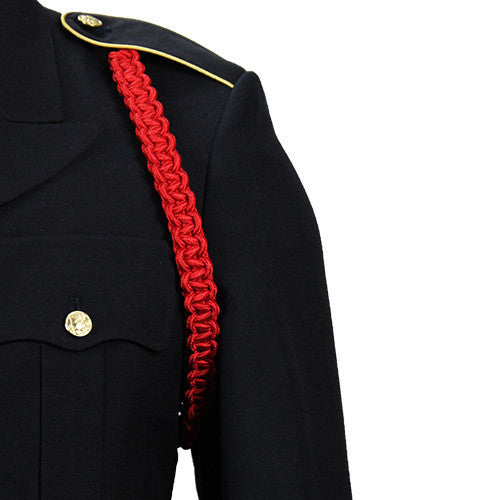 Army 2723 Interwoven Scarlet Red Thick Shoulder Cord – Vanguard Industries