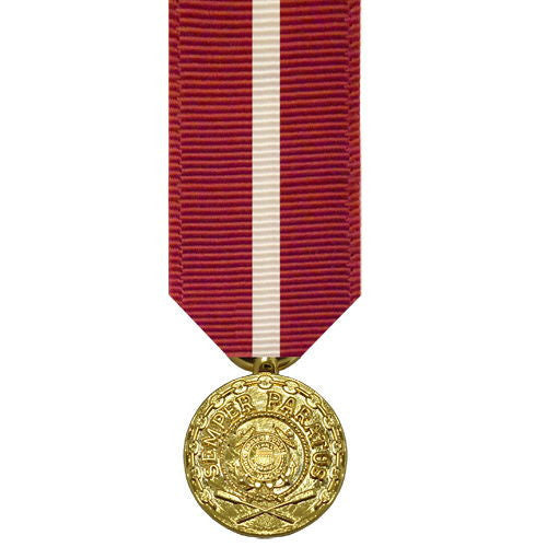 USCG Good Conduct 24k Gold Plated Miniature Medal