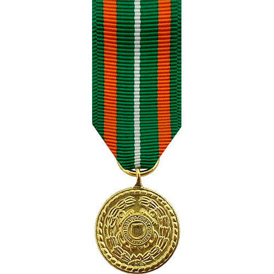 USCG Achievement 24k Gold Plated Miniature Medal