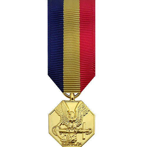 24k Gold Plated USN and USMC Miniature Medal
