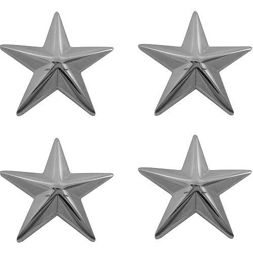 Army Nickel Plated Major General Stars