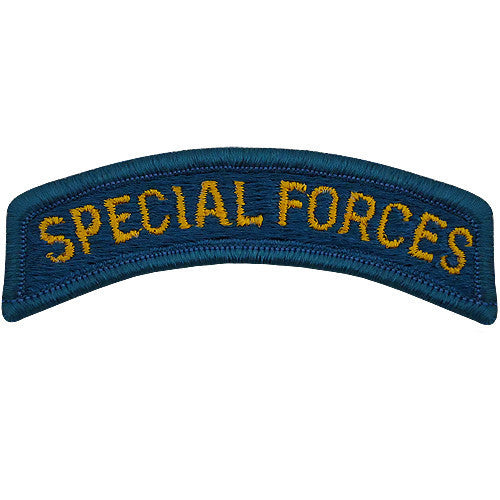 Army Special Forces Full Color Embroidered Tab