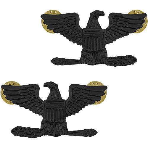 USN Black Metal Captain Collar Device – Vanguard Industries