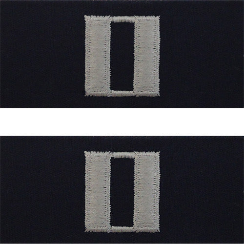 USN Senior Lieutenant Coverall Embroidered Collar Device